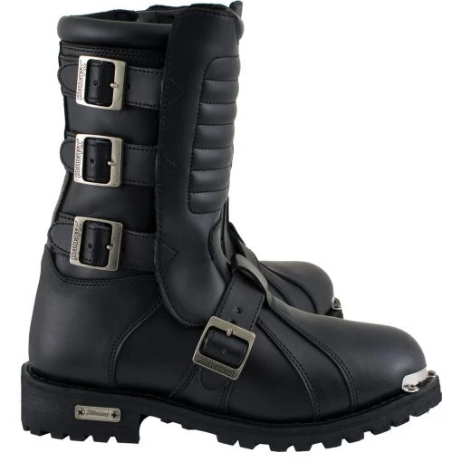 Xelement Footwear Xelement 1503 Men’s Black ‘Executioner’ Leather ...